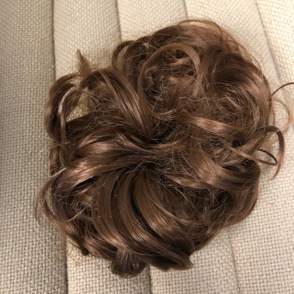 Messy Bun Just Chillin | Accessories | Messy Bun Golden Brown Hair Extension | Poshmark